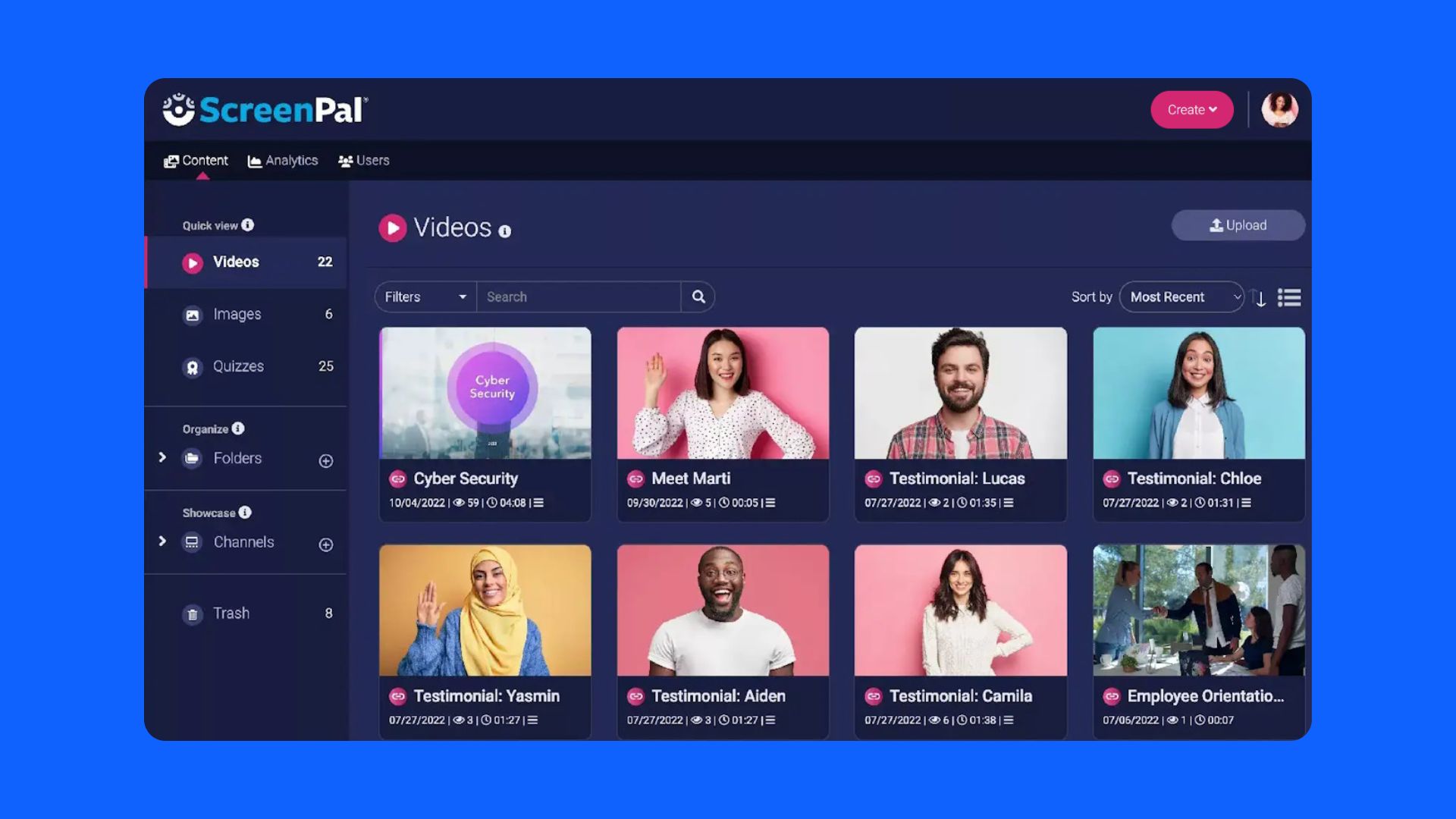 Upload to ScreenPal - ScreenPal